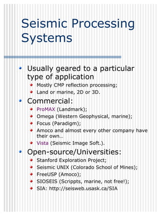 Seismic_Processing.pdf | Computing | Technology & Computing