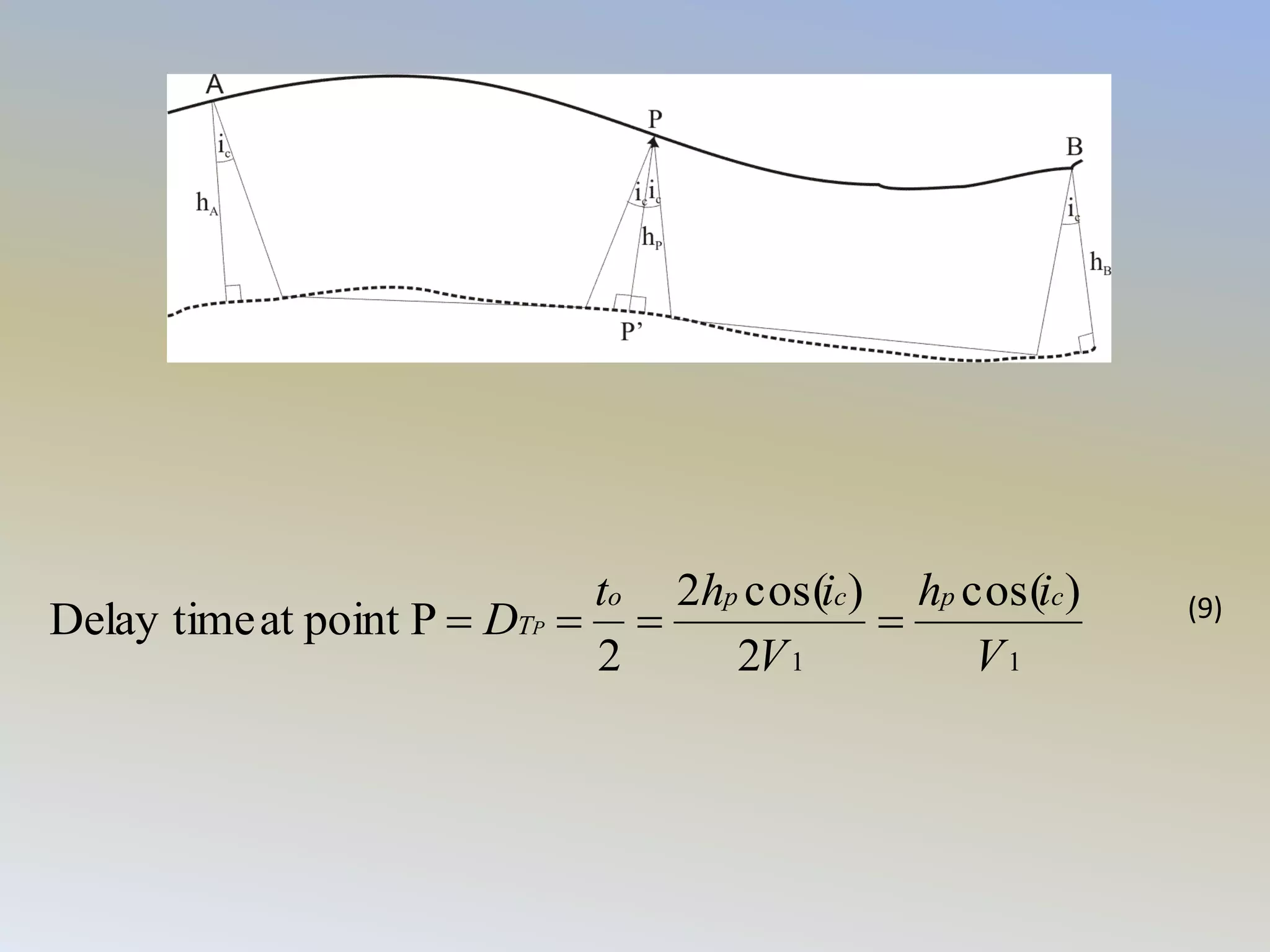 Seismic refraction method lec22 | PPTX