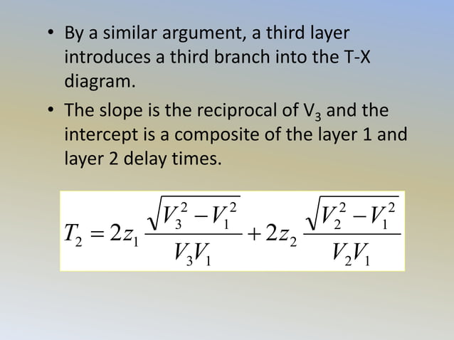 Seismic refraction method lec22 | PPTX