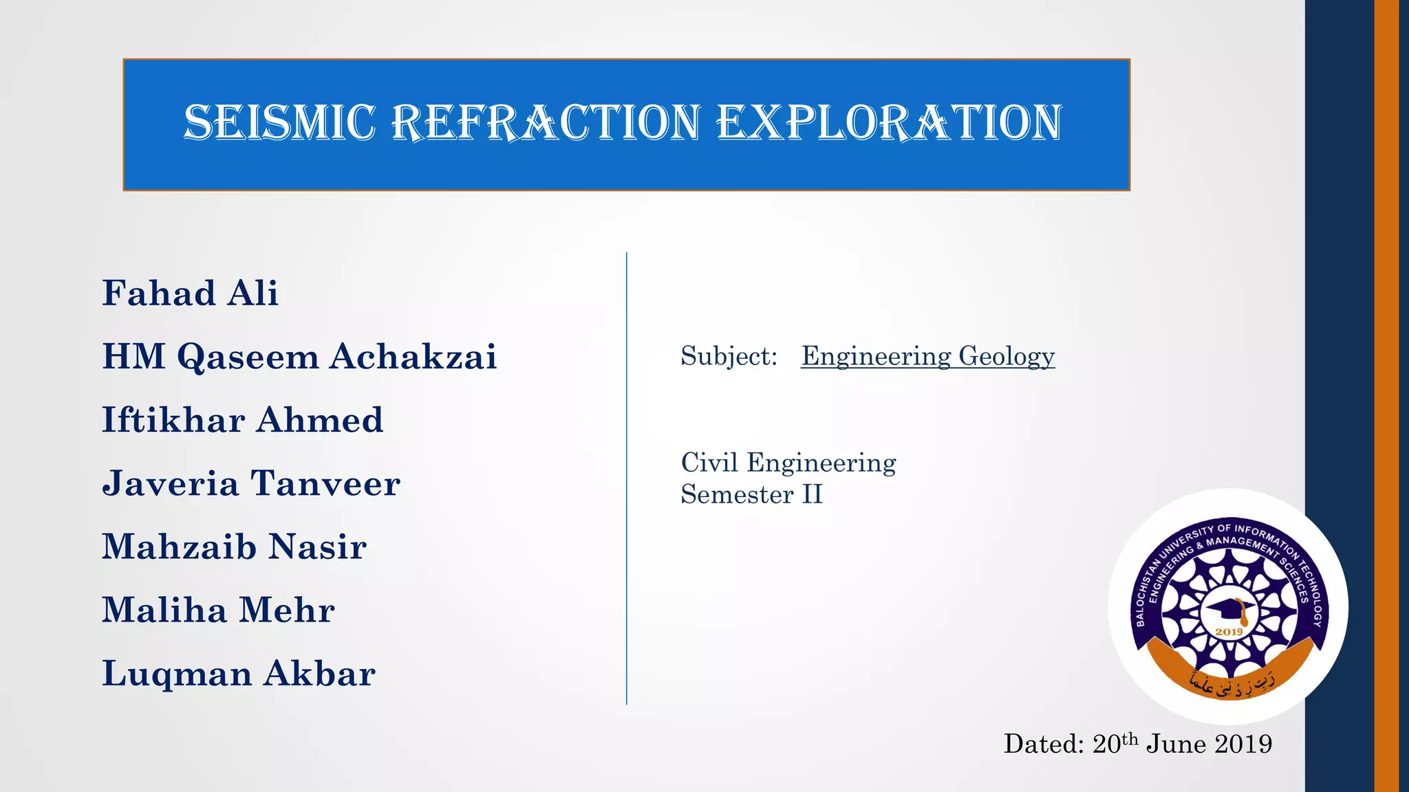 Seismic Refraction Test | PDF