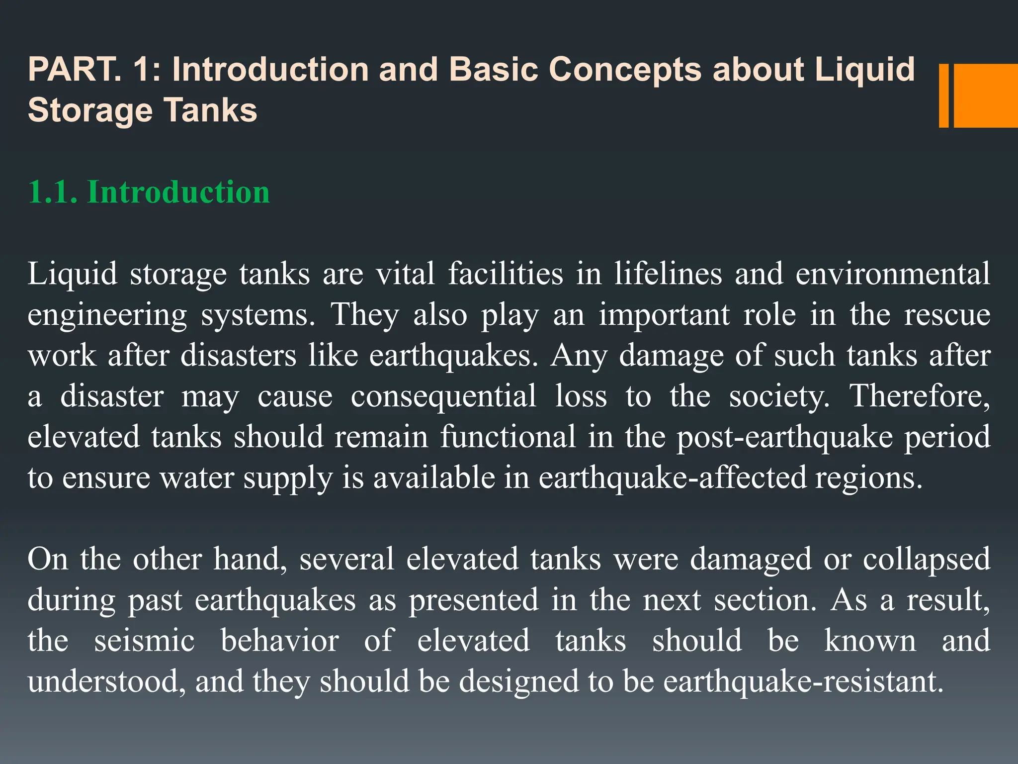 Seismic Response and design of Tanks.pptx