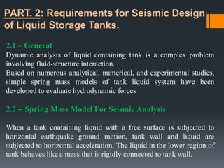Seismic Response and design of Tanks.pptx