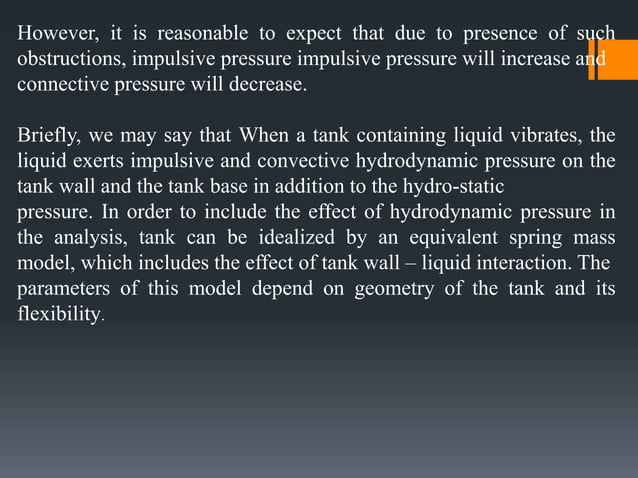 Seismic Response and design of Tanks.pptx | Civil Engineering Industry ...