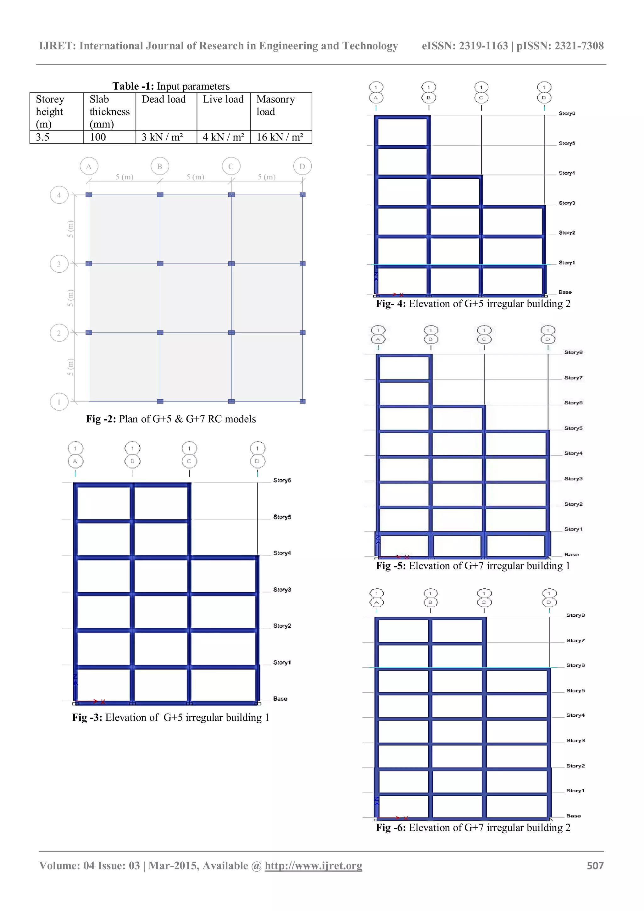 Seismic Response Of Multi Storey Irregular Building With Floating