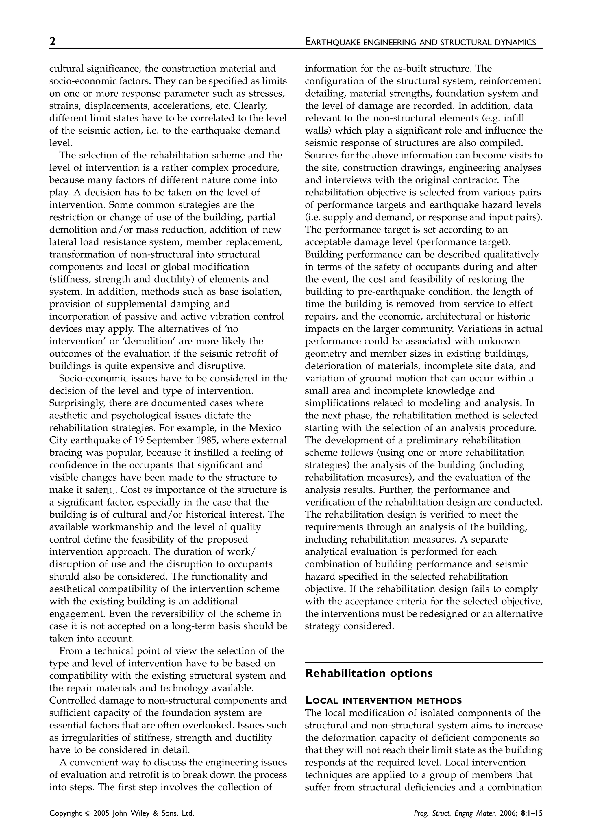 Seismic Retrofit For Rcc Structureslocal Global Consequences Pdf
