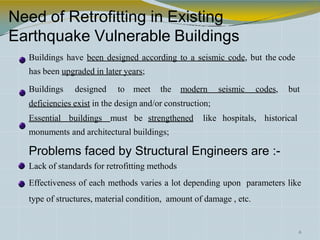 seismicretrofitting of existing structure | PPT