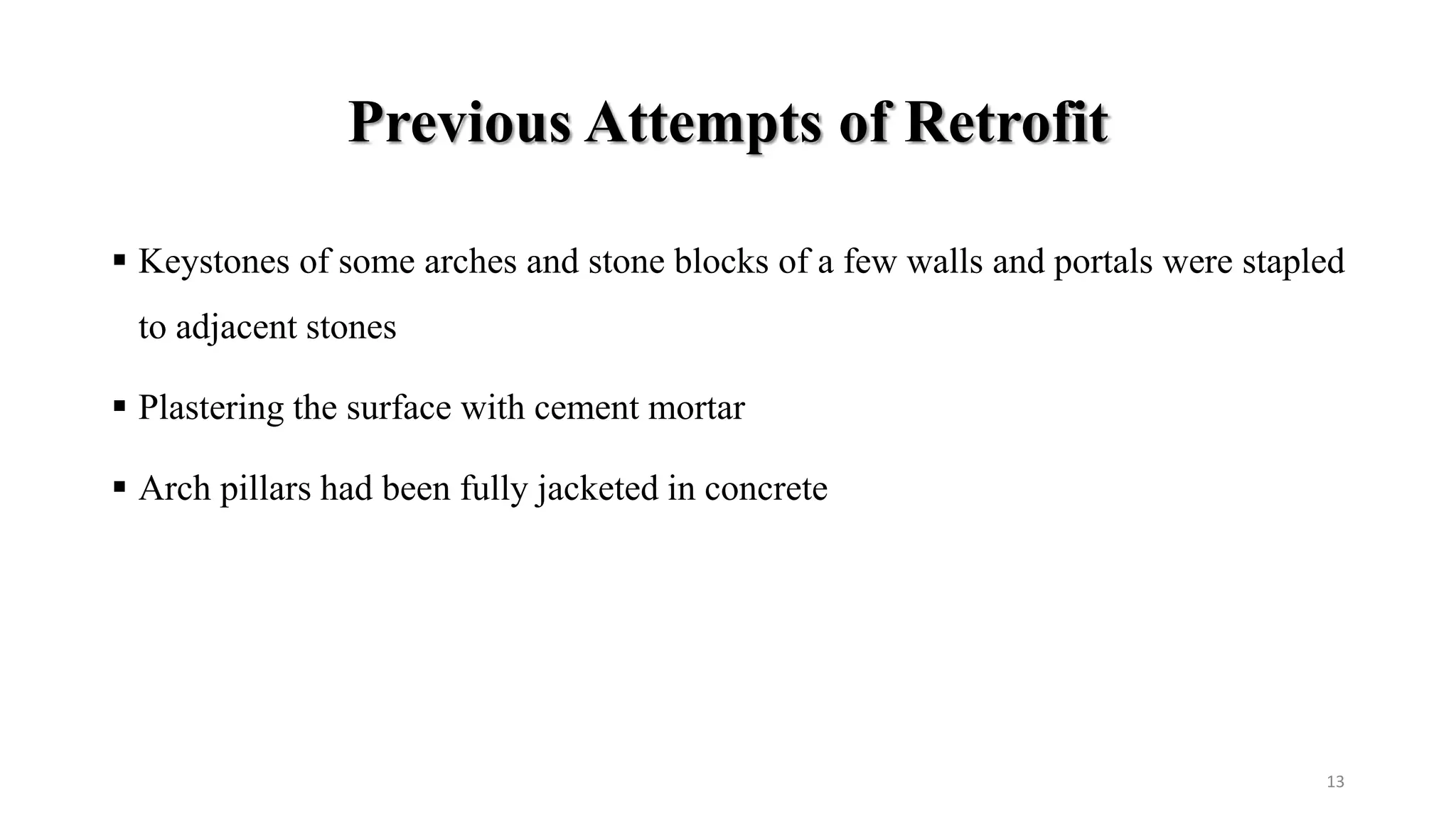 Seismic retrofitting of heritage building- case study | PPTX