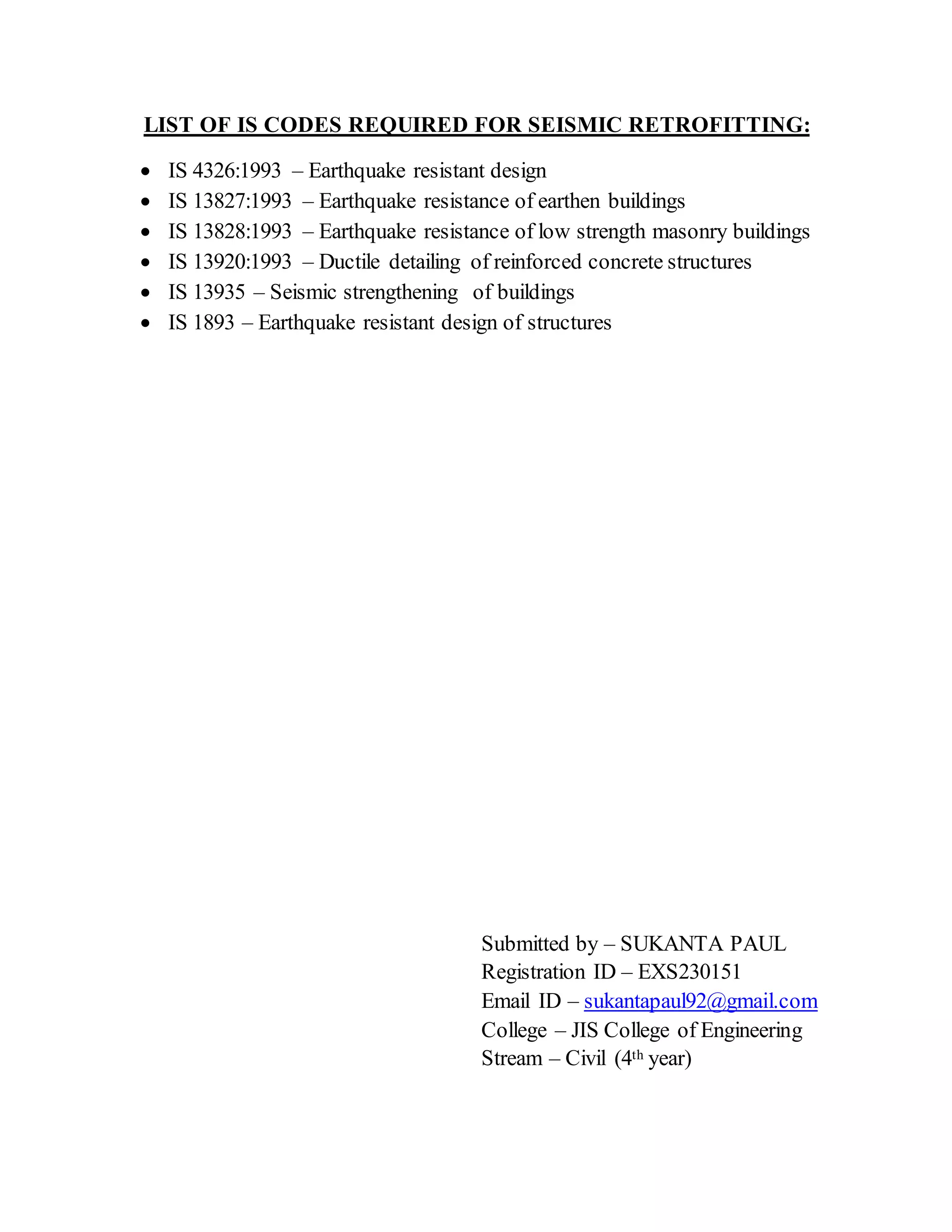 Seismic retrofitting of buildings | DOCX