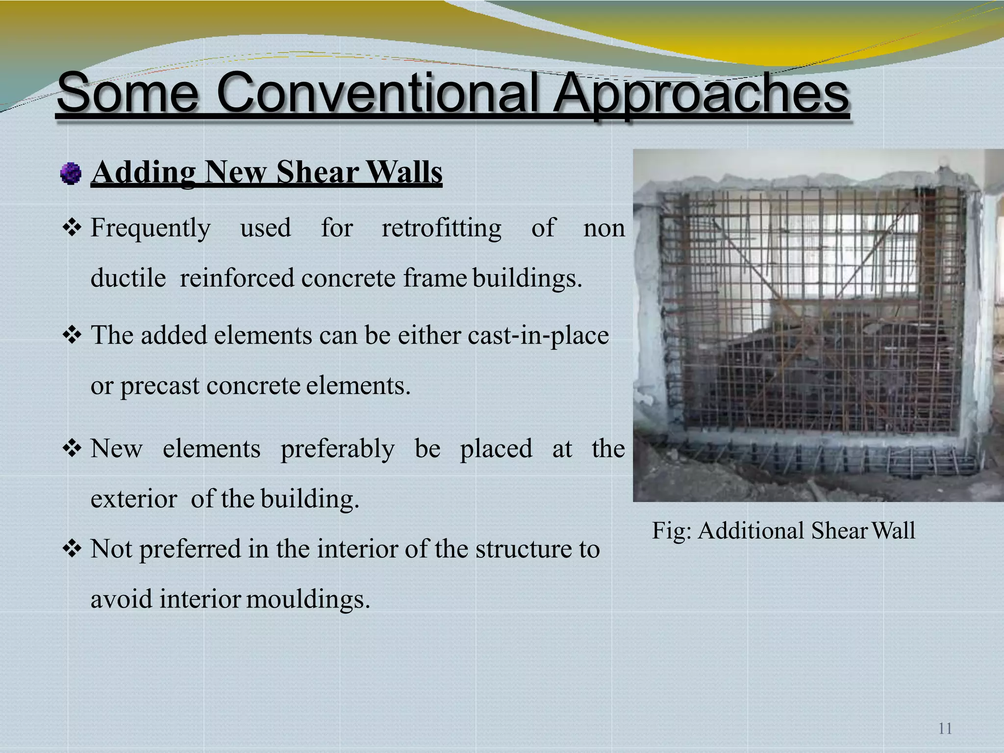 Seismic retrofitting techniques | PPTX