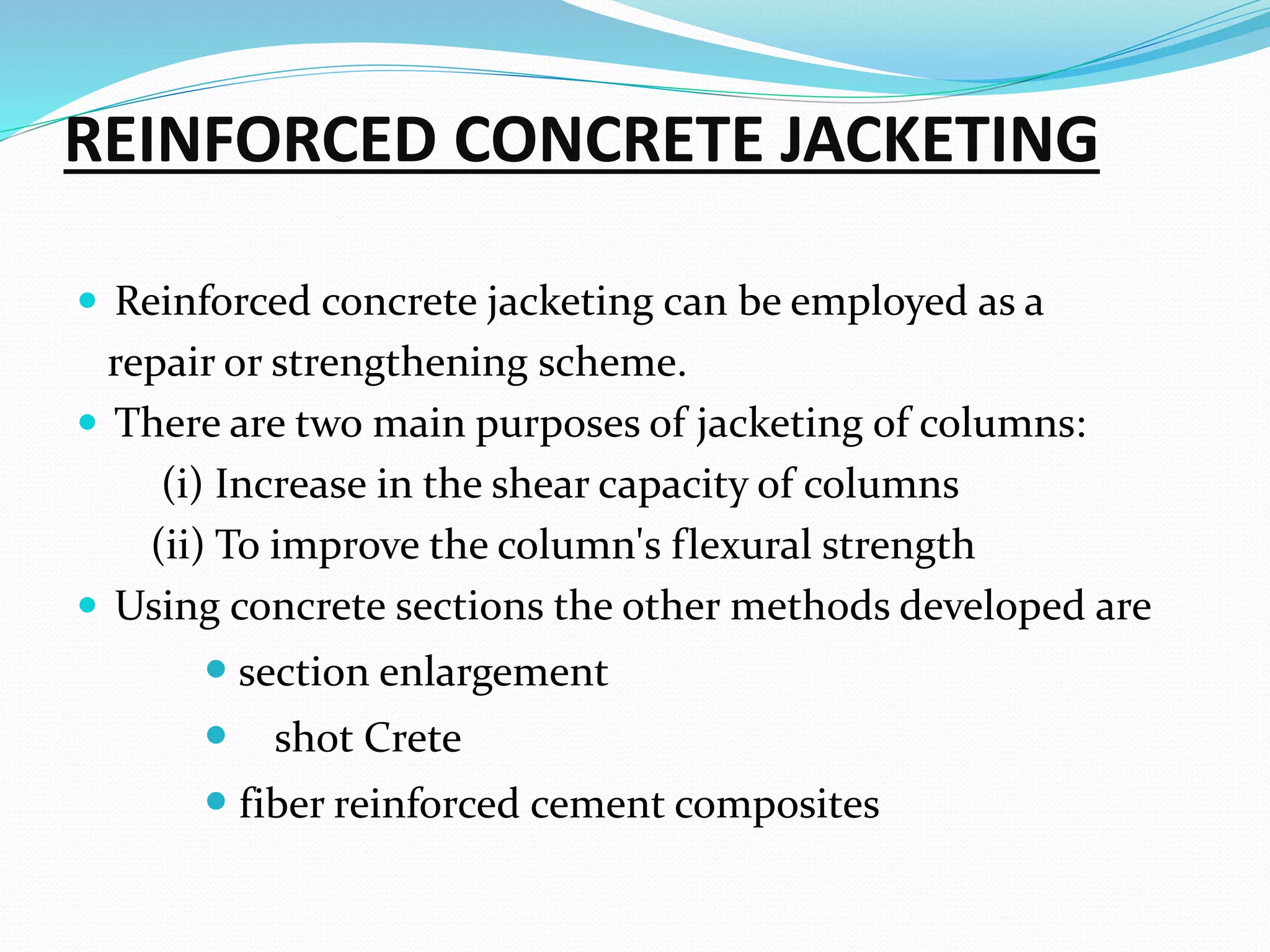 Seismic retrofitting techniques of rcc | PPTX