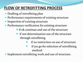 Seismic retrofitting techniques of rcc | PPTX