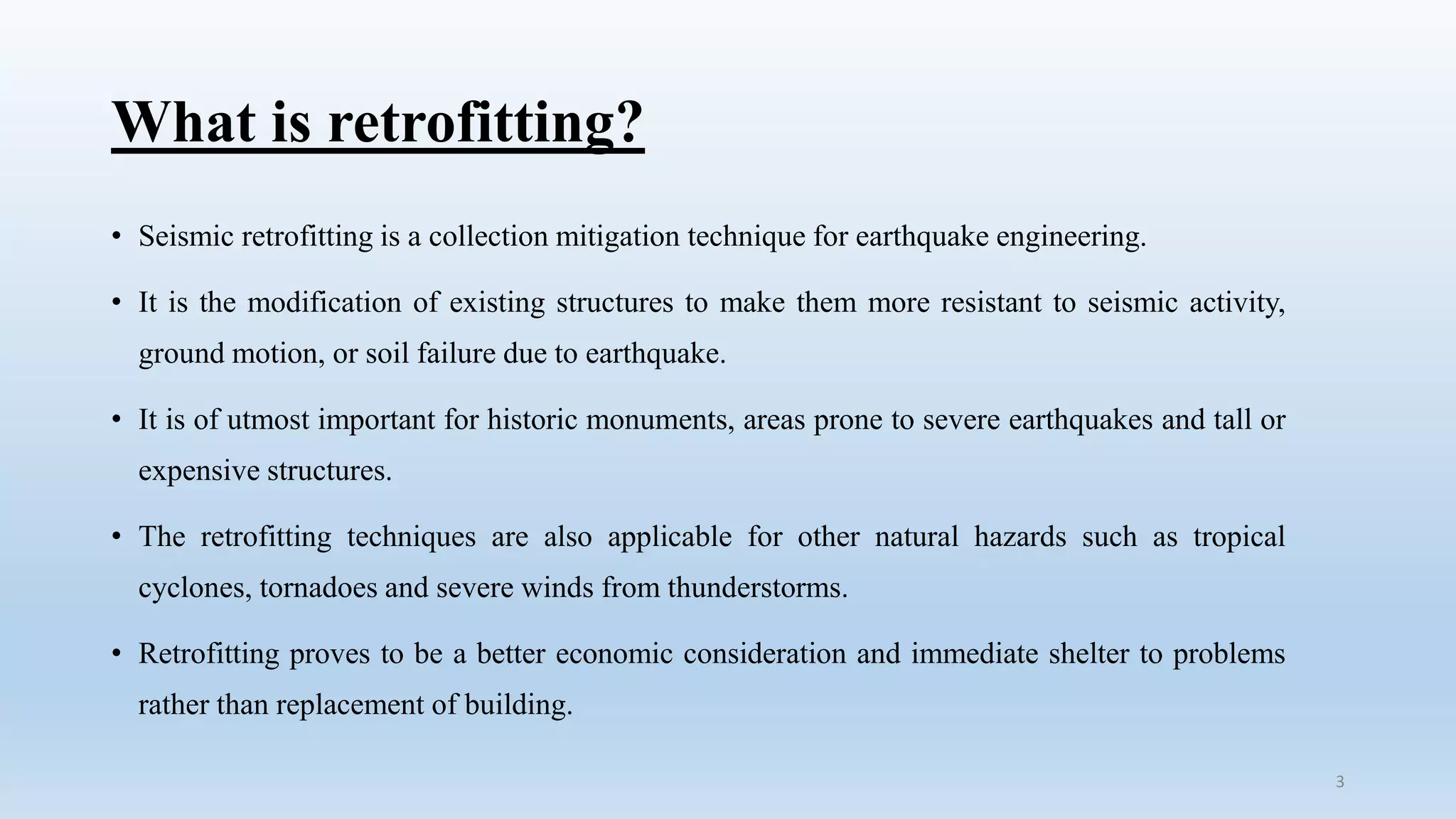 Seismic retrofitting techniques & rehabilitation | PPTX