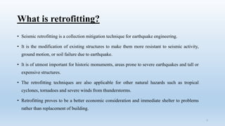 Seismic retrofitting techniques & rehabilitation | PPT | Free Download