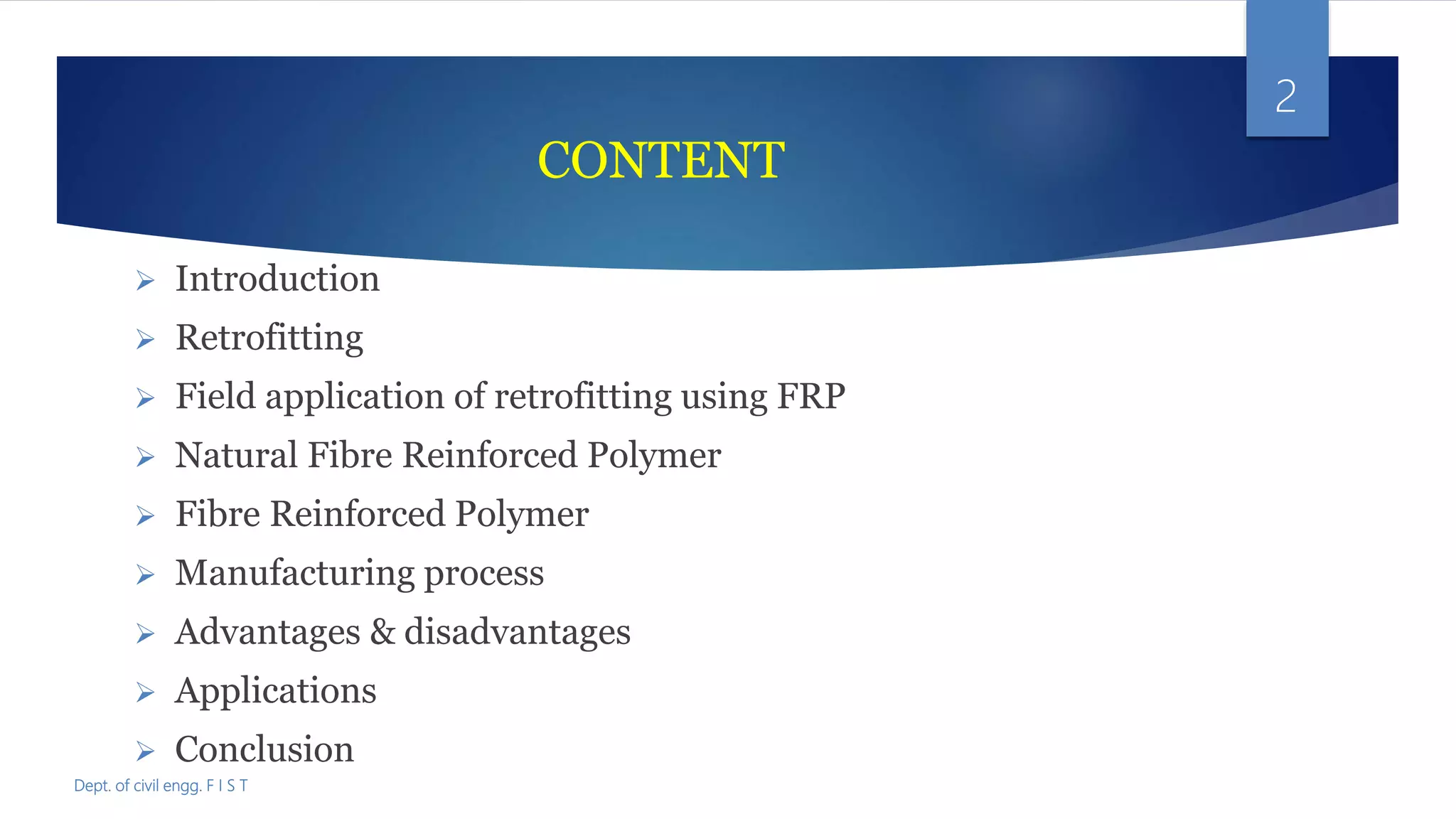 Seismic retrofitting using fiber reinforced polymer (frp | PPTX