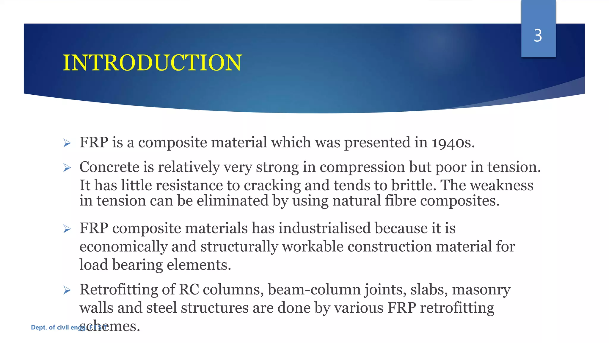 Seismic retrofitting using fiber reinforced polymer (frp | PPT