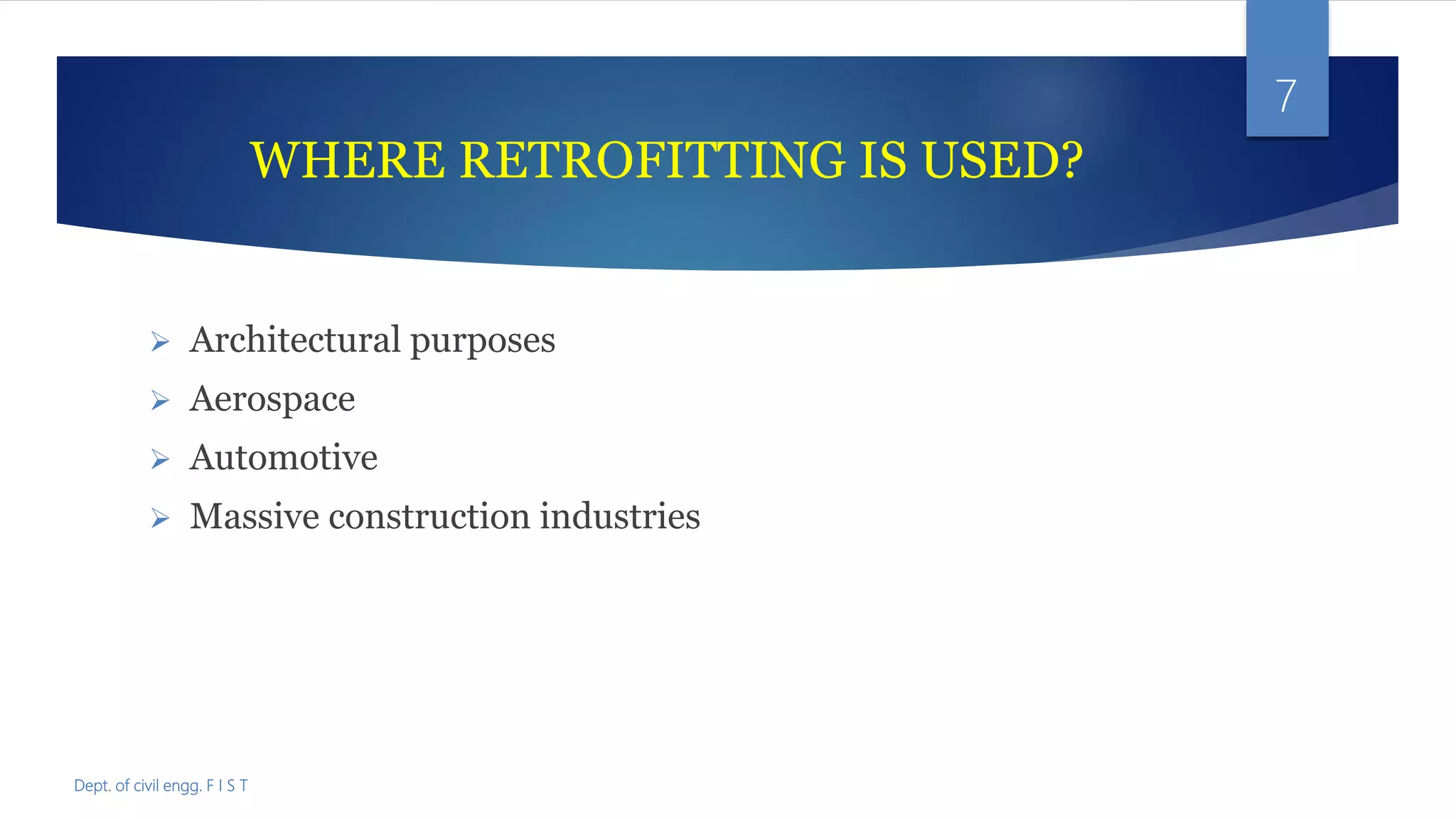 Seismic retrofitting using fiber reinforced polymer (frp | PPTX