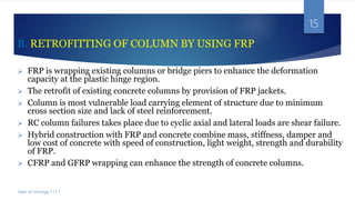 Seismic retrofitting using fiber reinforced polymer (frp | PPTX