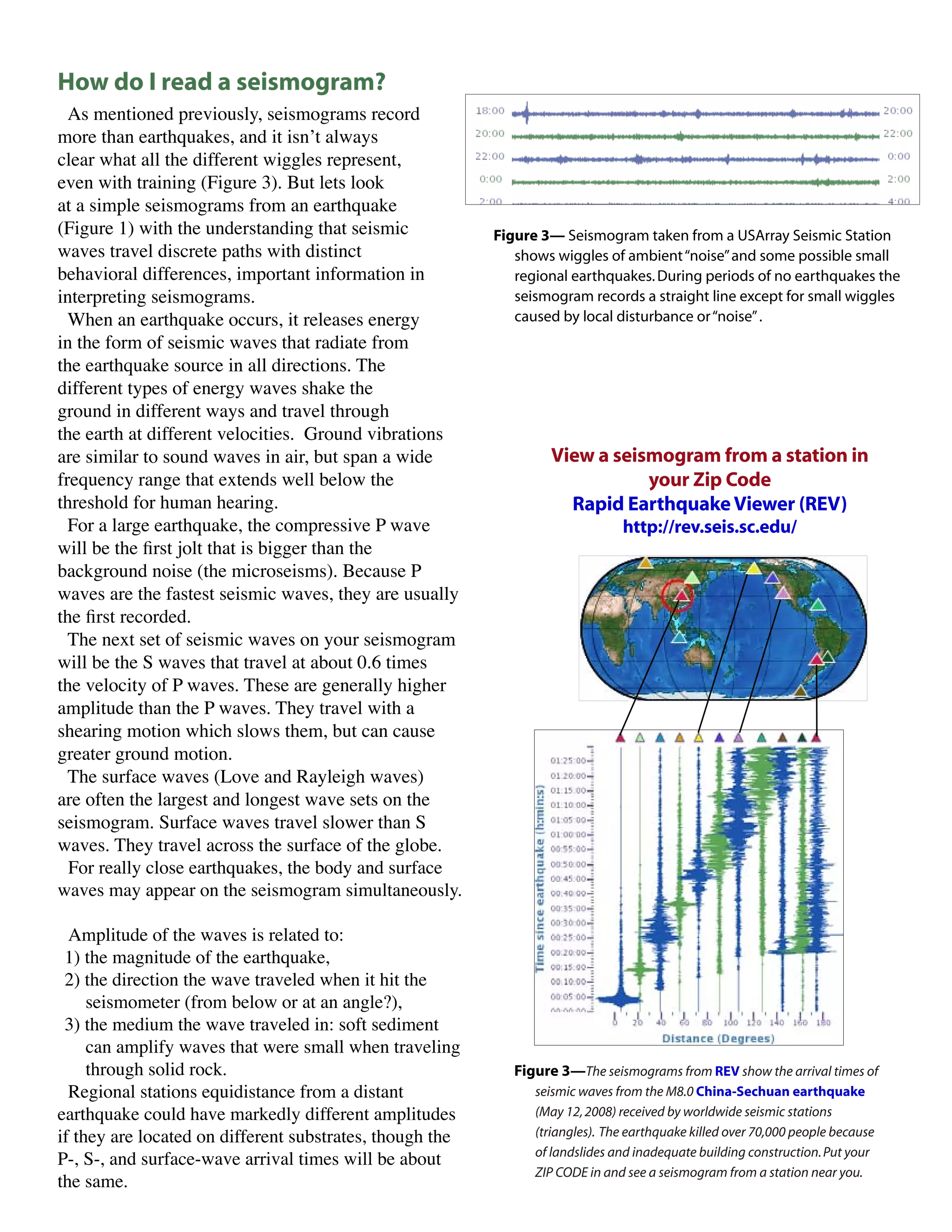 Seismic Signatures Seismogram | PDF