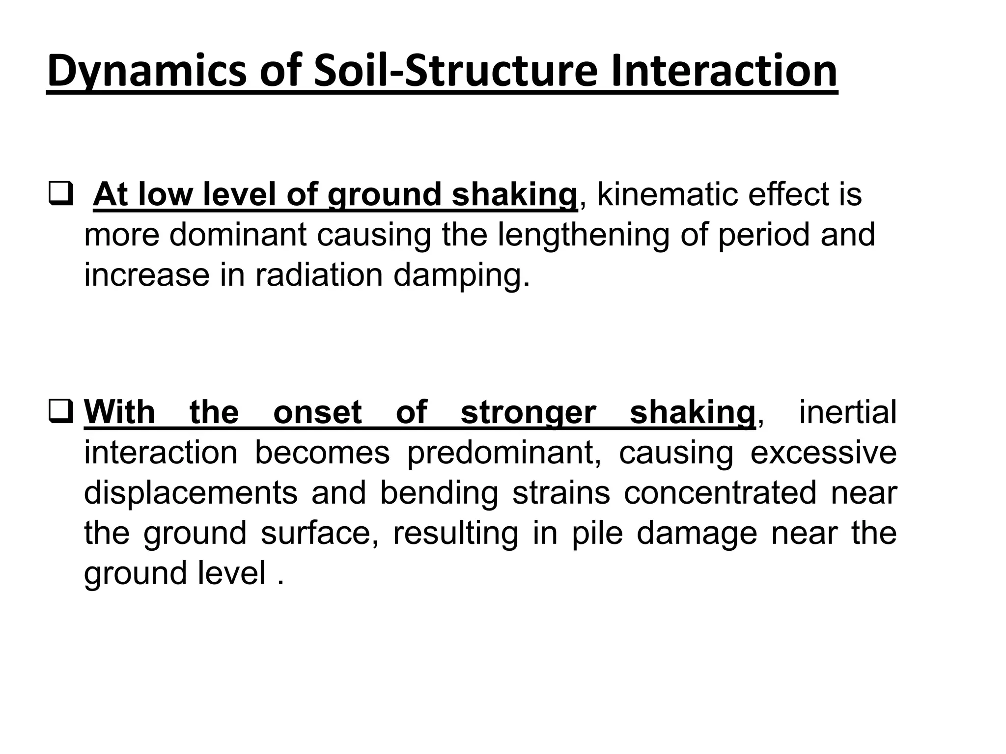 Seismic ssi effects and liquification | PPTX