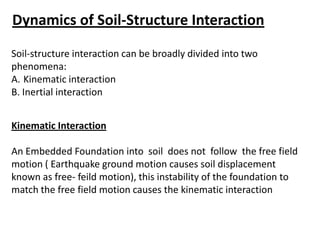 Seismic ssi effects and liquification | PPTX