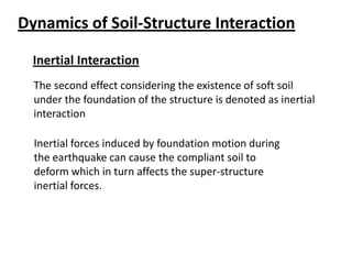 Seismic ssi effects and liquification | PPTX