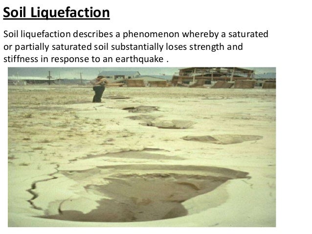 Seismic ssi effects and liquification
