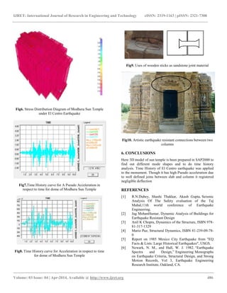 Seismic study of modhera sun temple | PDF | Civil Engineering Industry ...