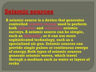 Seismic survey | PPT