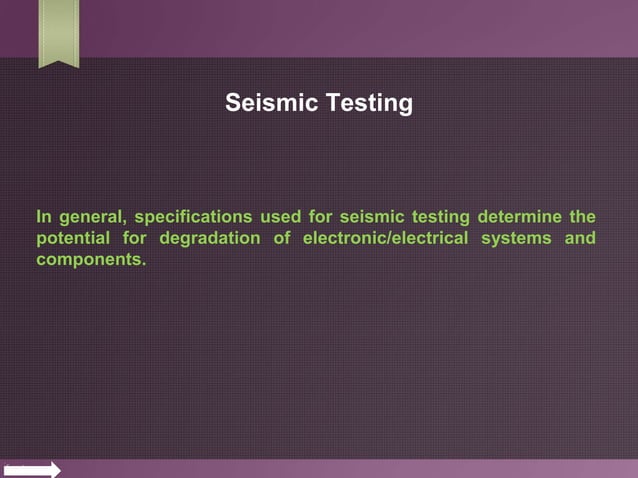Seismic testing | PPT