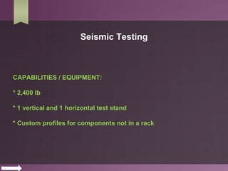 Seismic testing | PPT