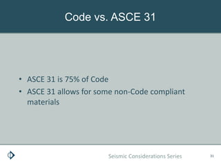 Seismic Considerations Seminar | Portland, Oregon | PPT