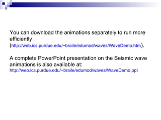 Seismic Waves Animation Download