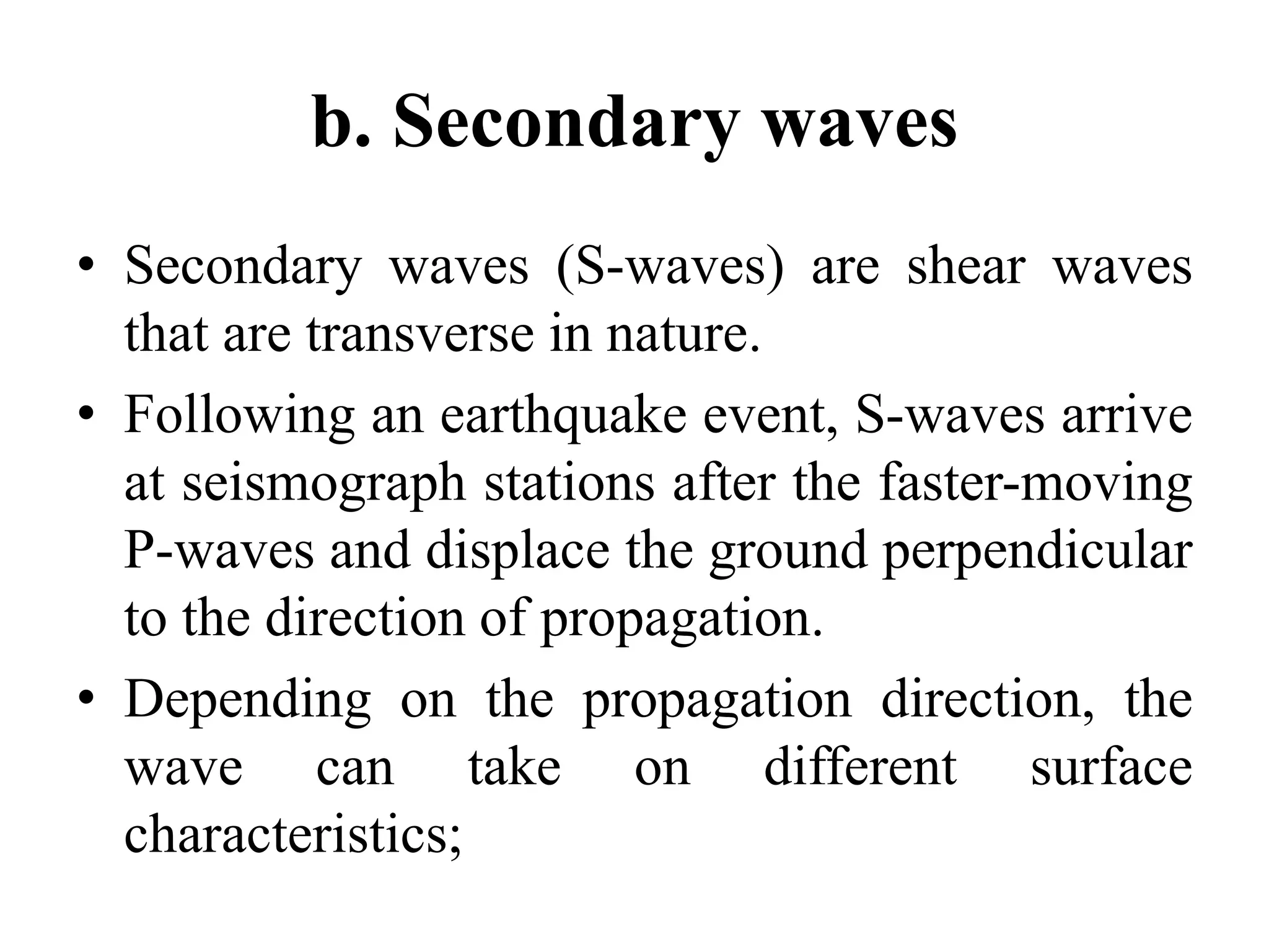Seismic wave propagation | PPTX