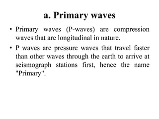 Seismic wave propagation | PPTX