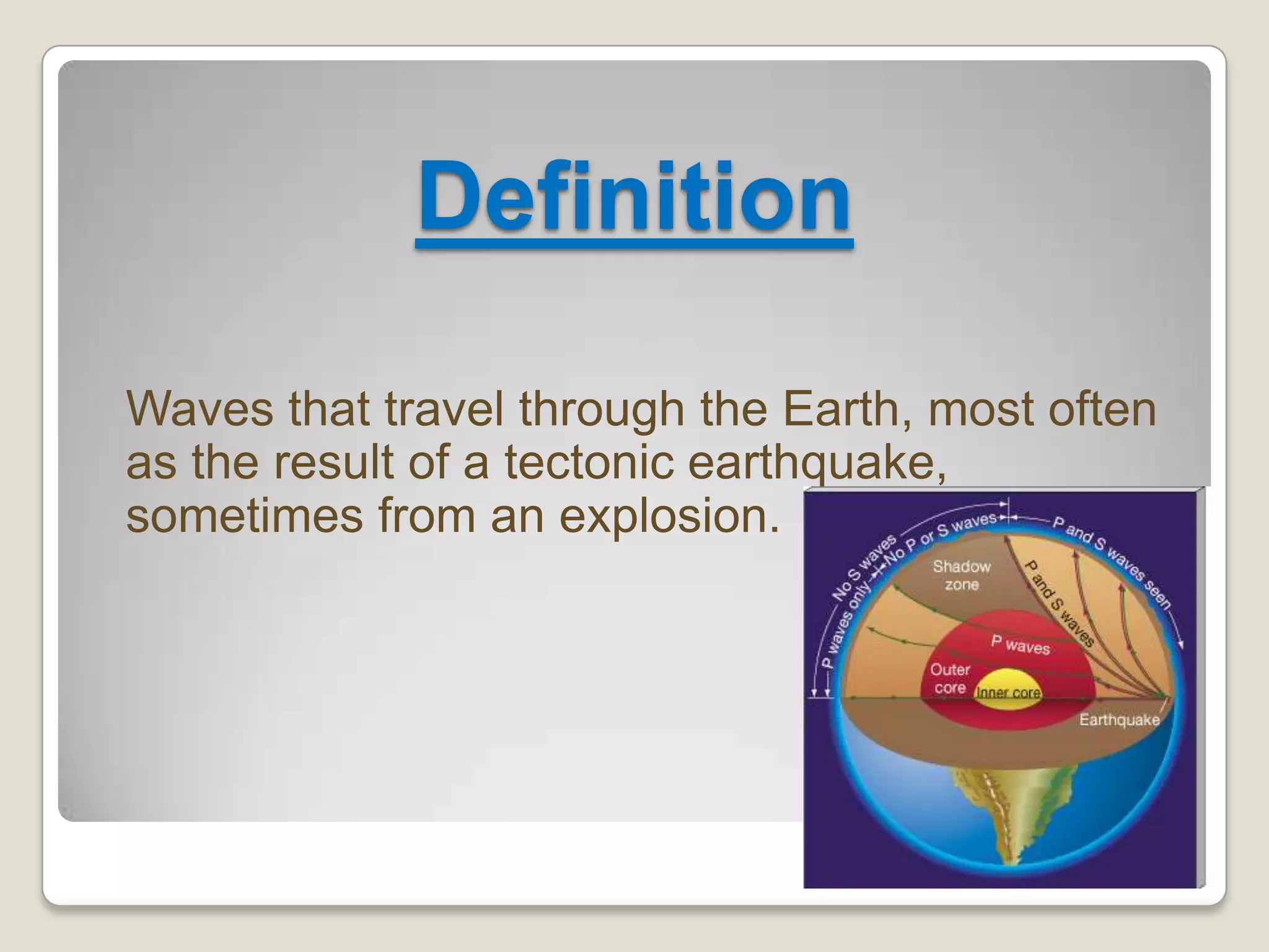 Seismic Waves | PPT