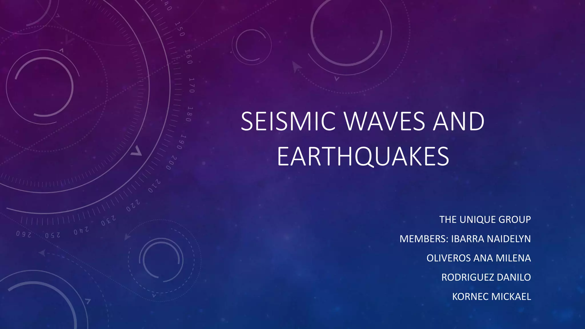 Seismic waves | PPTX