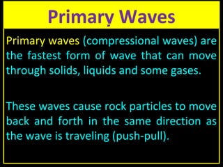 Seismic waves. | PPT