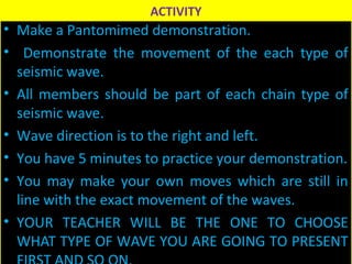 Seismic waves. | PPT