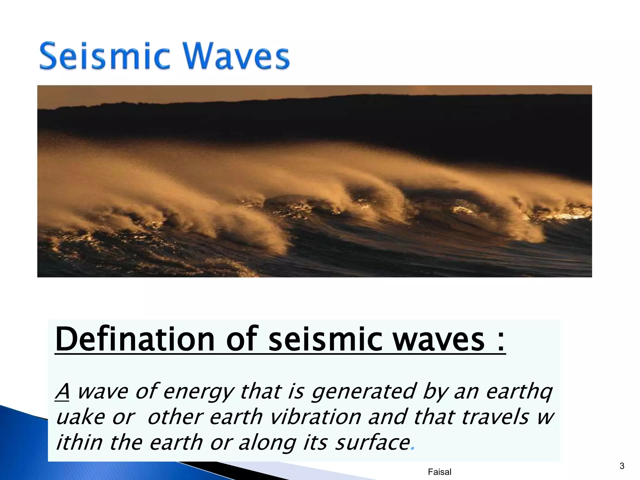 Seismic waves | PPTX
