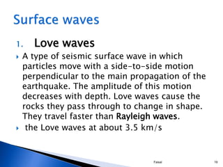 Seismic waves | PPTX