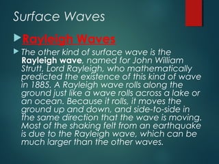 Surface Waves Definition