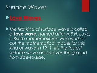 Seismic waves | PPT