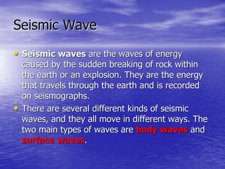 seismic_waves.ppt | Geology | Science