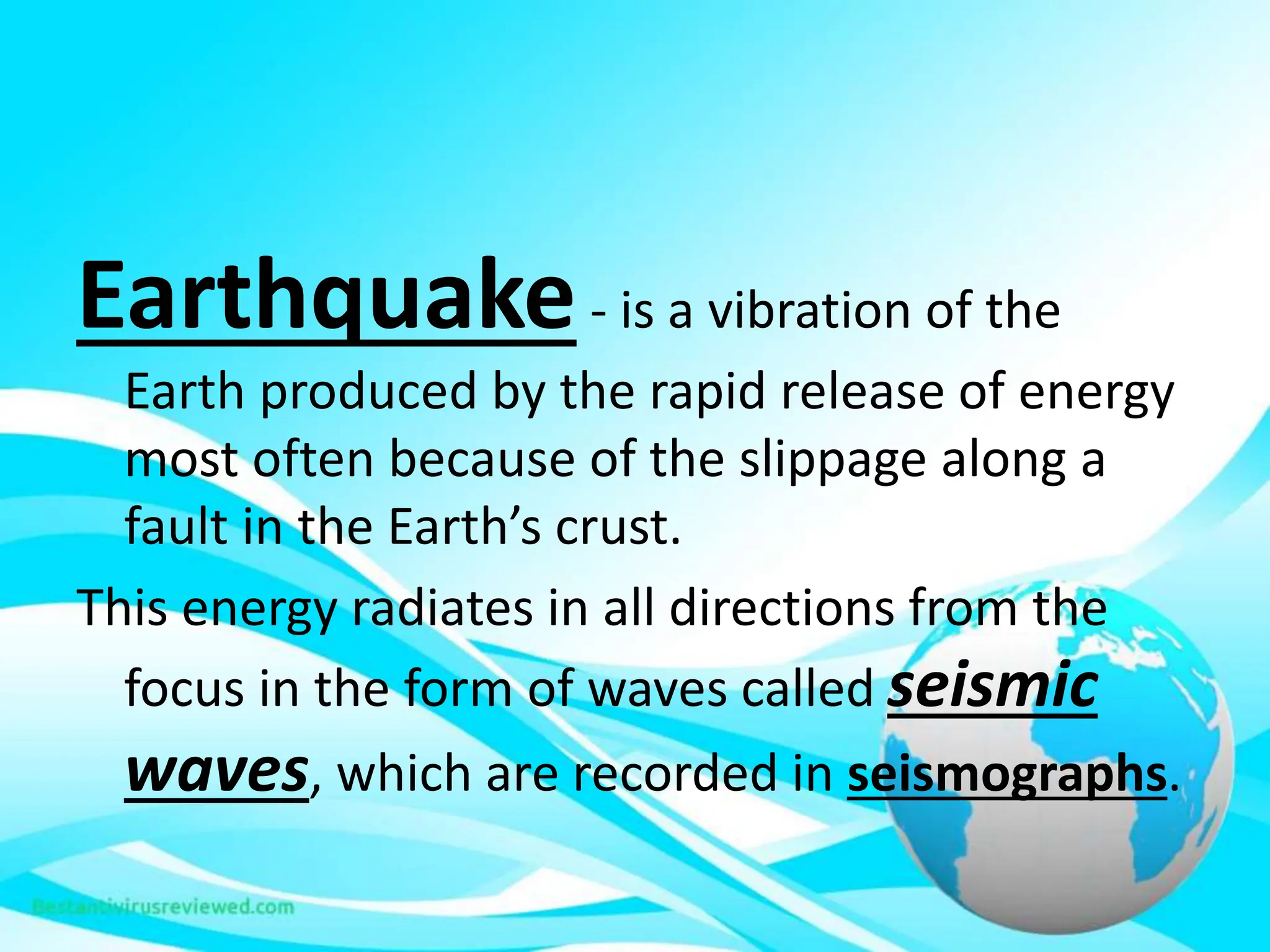 Seismic Waves quarter 1 for Grade 10.ppt