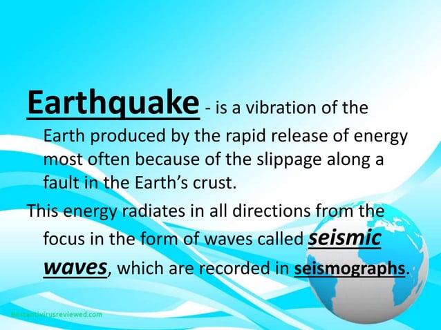 Seismic Waves quarter 1 for Grade 10.ppt