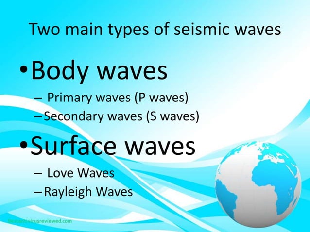 Seismic Waves quarter 1 for Grade 10.ppt