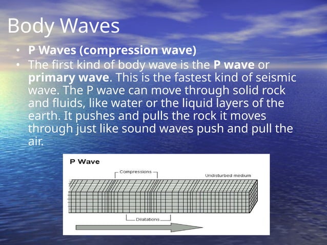 seismic waves and its types & difference | PPT