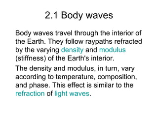 Seismic waves assignment | PPT | Physics | Science