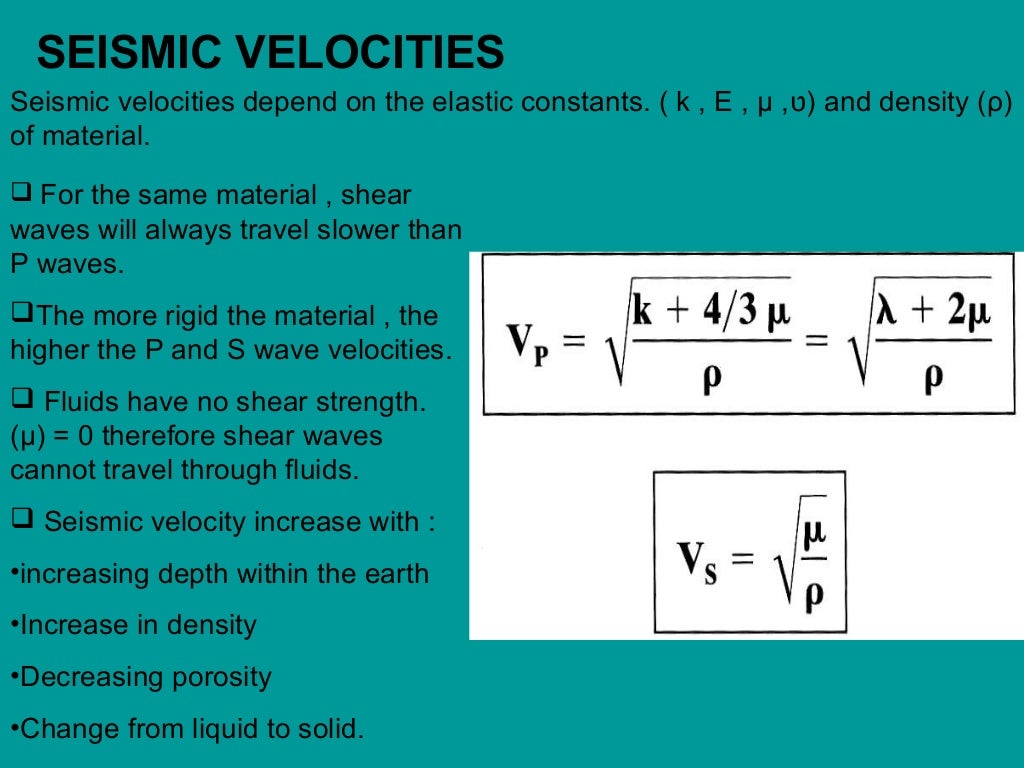 Seismic waves