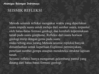 Seismik refleksi | PPTX